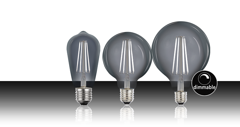 Smoke LED dimmable full glass lamps – Concept Lighting Sydney