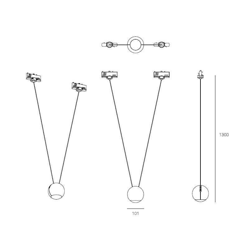 BO-LA TRACK PENDANT – Concept Lighting Sydney